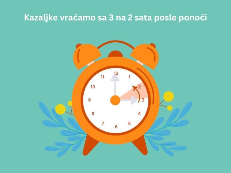 Pomeranje sata 2024 - Kada počinje zimsko računanje vremena? | Srem Online